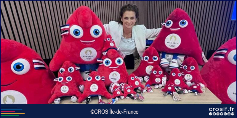Révélation des Mascottes de Paris 2024 - CROS Île-de-France